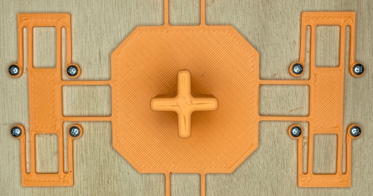 Compliant Two-Axis Linear Positioner by Maxim7745 | Download free STL ...