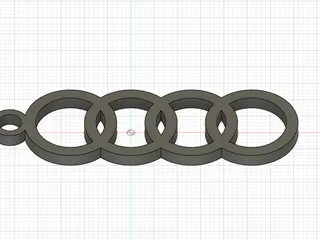 Audi keychain by Tomak2005 | Download free STL model | Printables.com