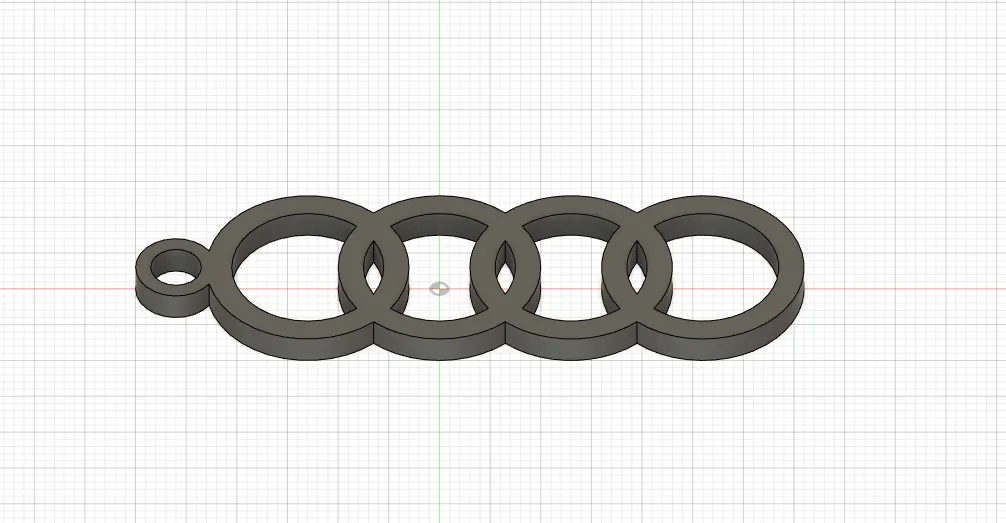 Audi keychain by Tomak2005 | Download free STL model | Printables.com