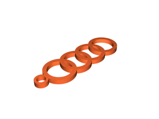 Audi keychain by Tomak2005 | Download free STL model | Printables.com