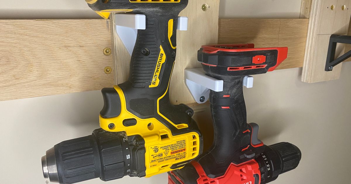 Power Tool Holder by Pending Progress | Download free STL model ...