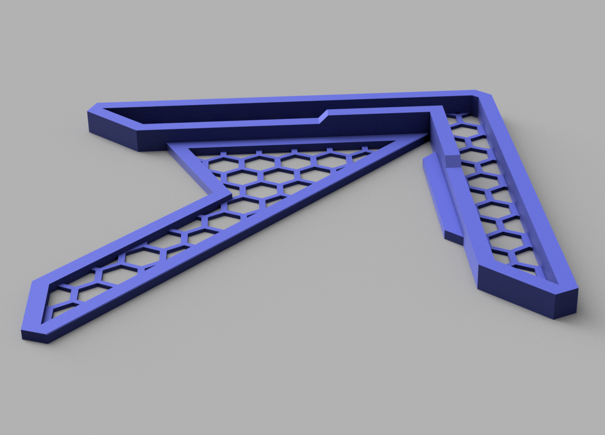 Center Finder/Marker 150mm X 150mm by JohnMartin | Download free STL ...