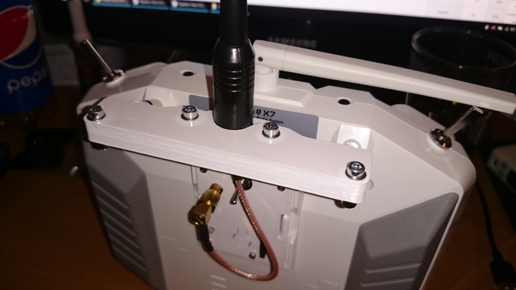 Taranis Q X7 external module antenna bracket by Szaman | Download free ...