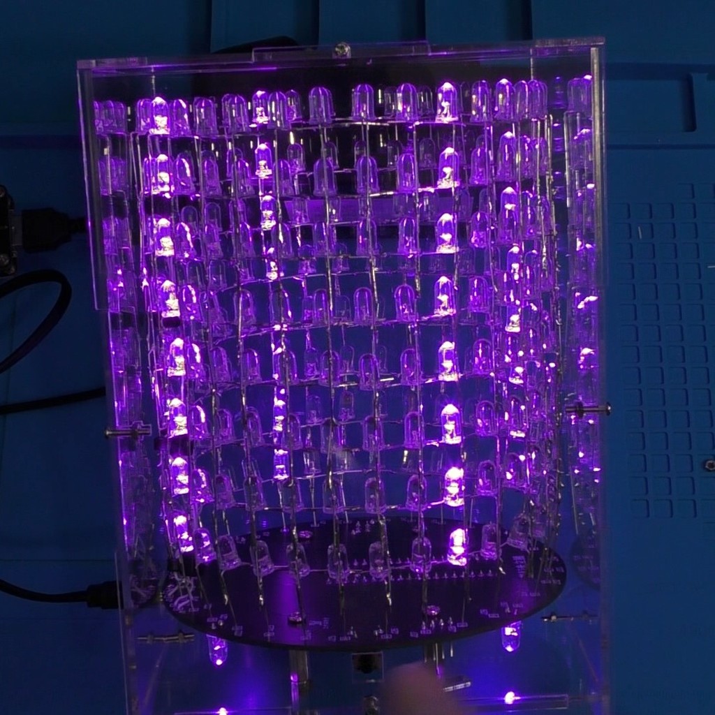 LED spacer for Banggood "8x32 LED Light Cube Cylinder" kit by Spudd78 ...