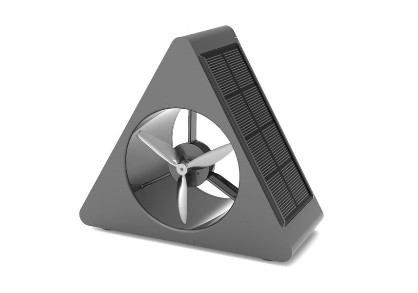 Solar-powered fan by H3dSprint | Download free STL model | Printables.com