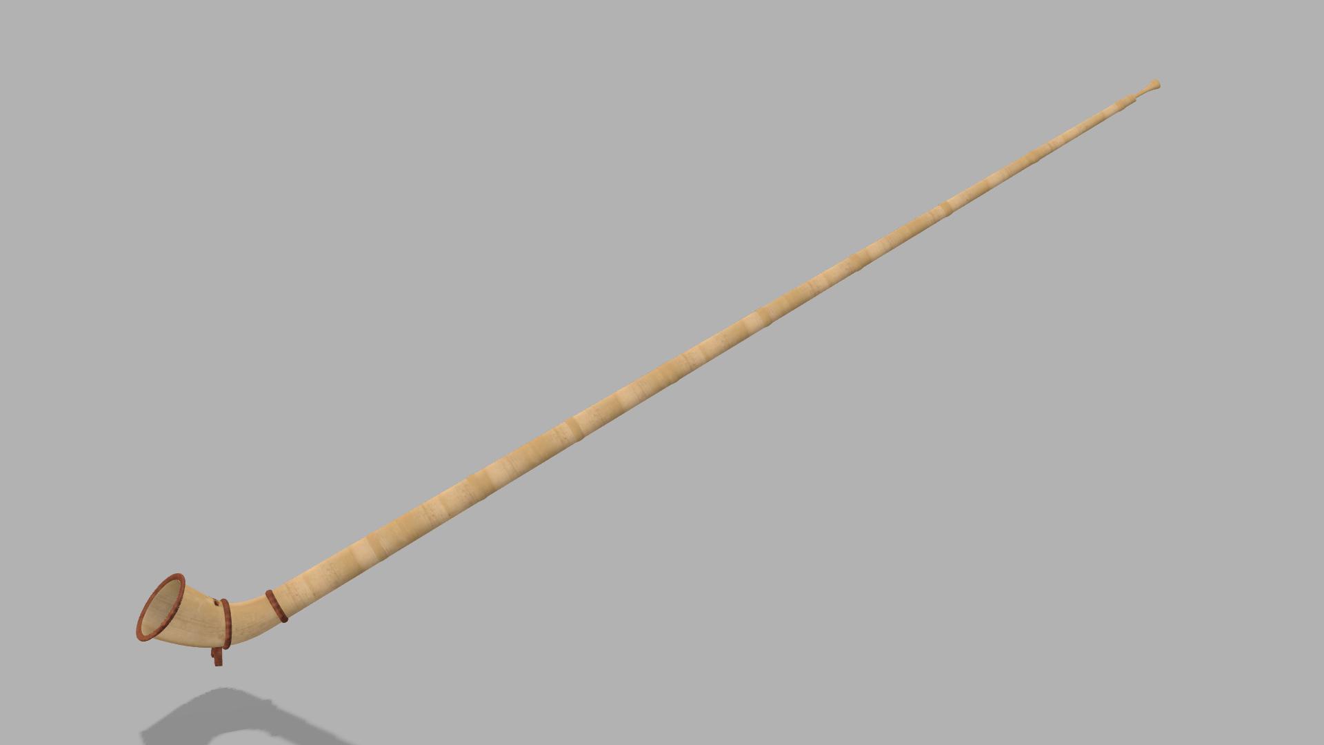 Alphorn von Andi2doo | Kostenloses STL-Modell herunterladen ...