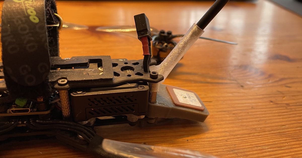 Flywoo Explorer Antenna Mount DJI O3 Air Unit by Christoph | Download ...