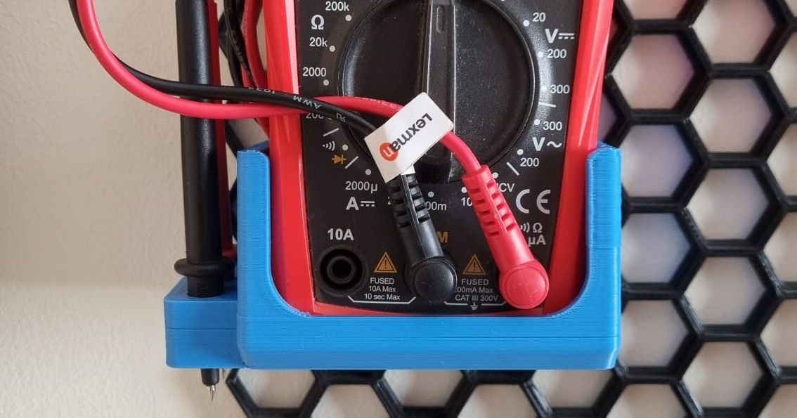 Multimeter holder for Honeycomb storage wall by Ian Noriega Nuñez ...