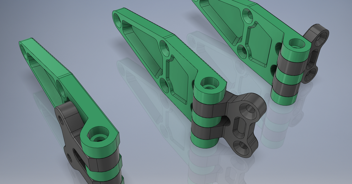 270 Degree Door Hinge - Designed for 3D Printing by KYZ Design ...