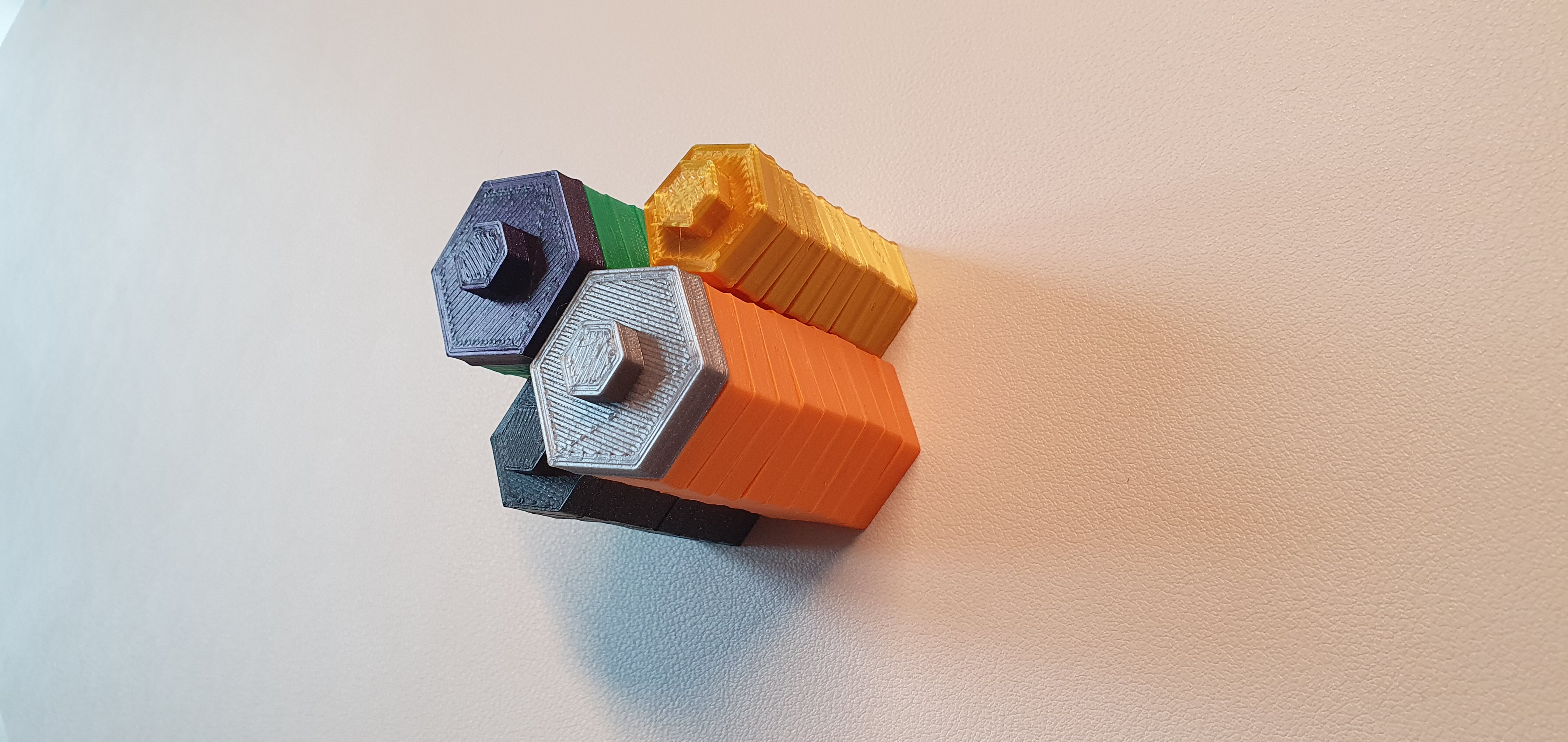 Hexa-hunt (fully 3d Printable Board Game) by Matrix | Download free STL ...