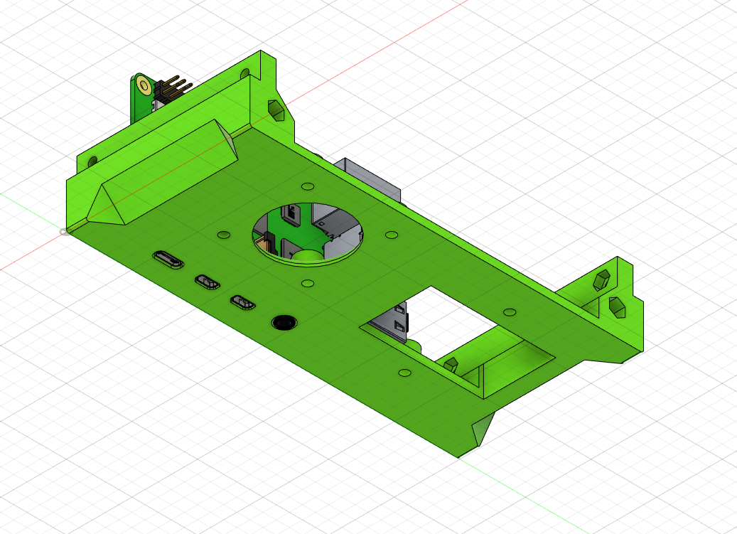 V-minion case back + Pi 4b+ by plaintext | Download free STL model ...