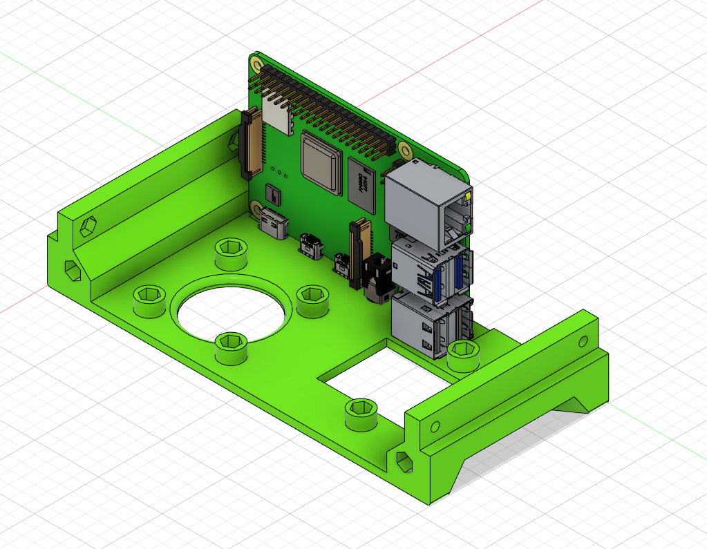 V-minion case back + Pi 4b+ by plaintext | Download free STL model ...