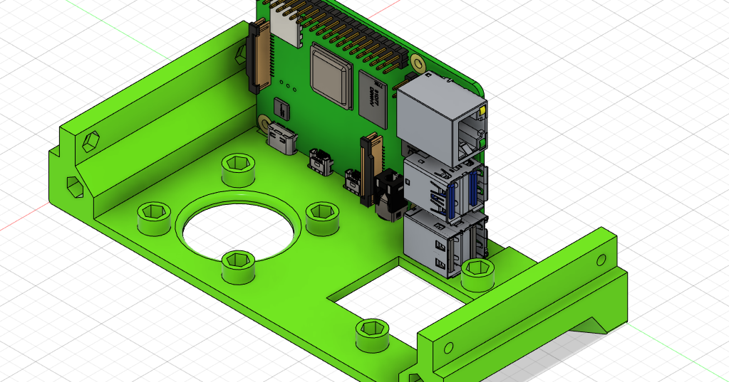 V-minion case back + Pi 4b+ by plaintext | Download free STL model ...