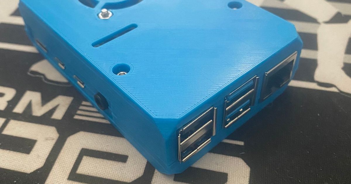 Raspberry Pi 4 Case by Ledskof | Download free STL model | Printables.com