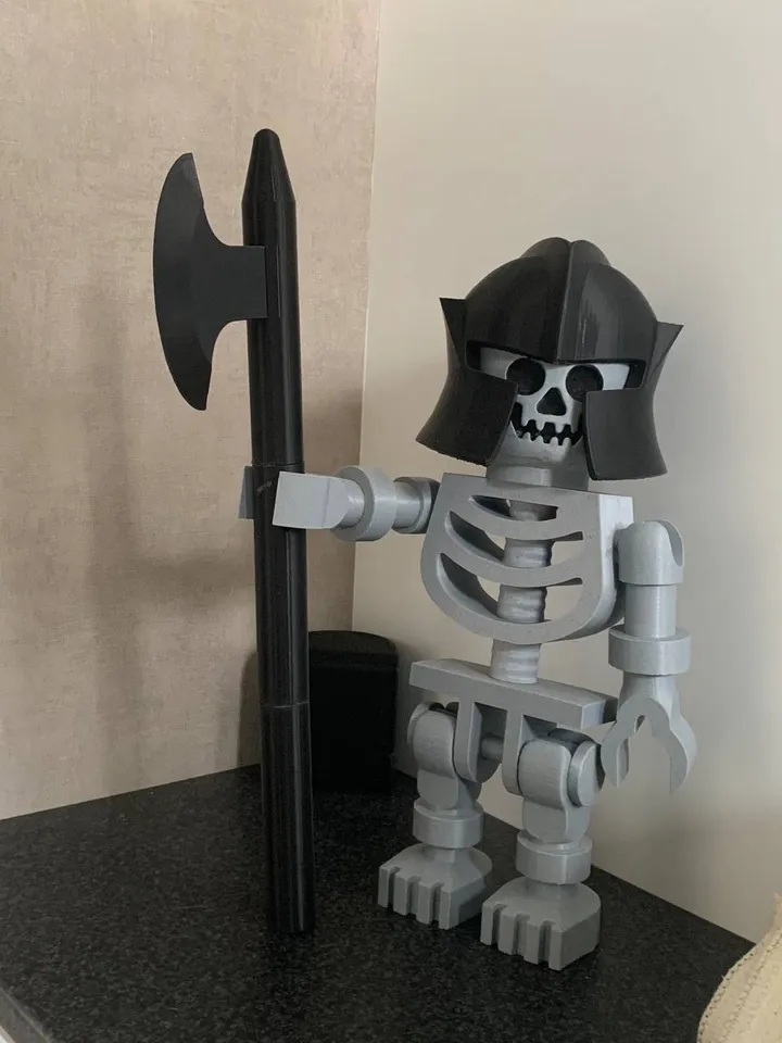 LEGO Castle Skeleton by Mathias L | Download free STL model ...