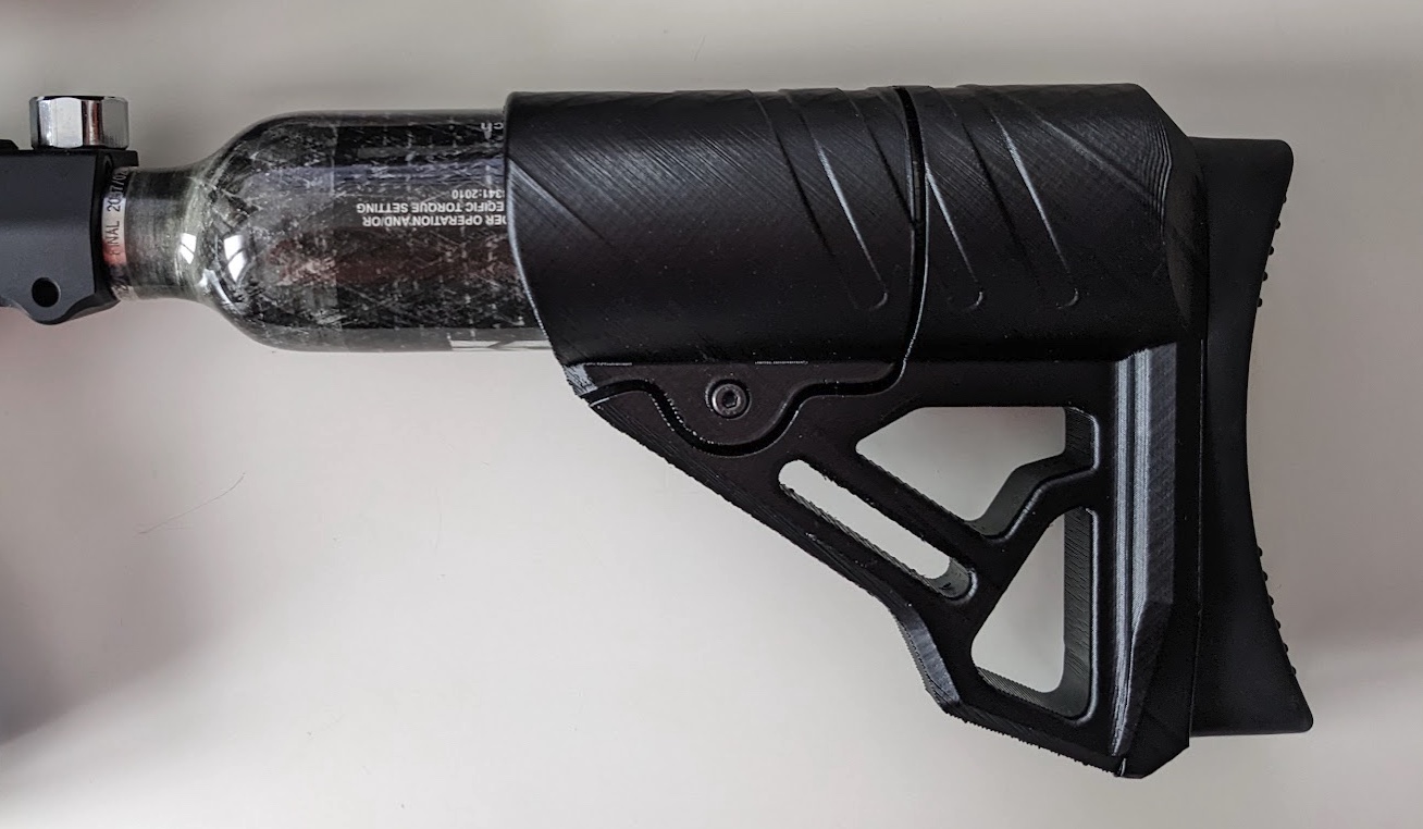 AGT Vixen butt pad by luka28 | Download free STL model | Printables.com
