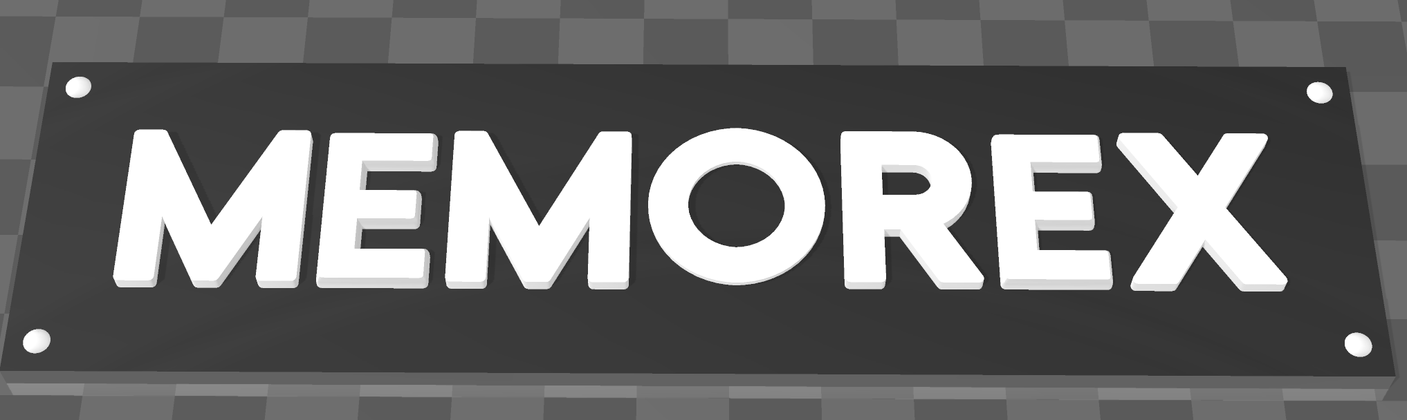 Memorex logo by kurikoh | Download free STL model | Printables.com