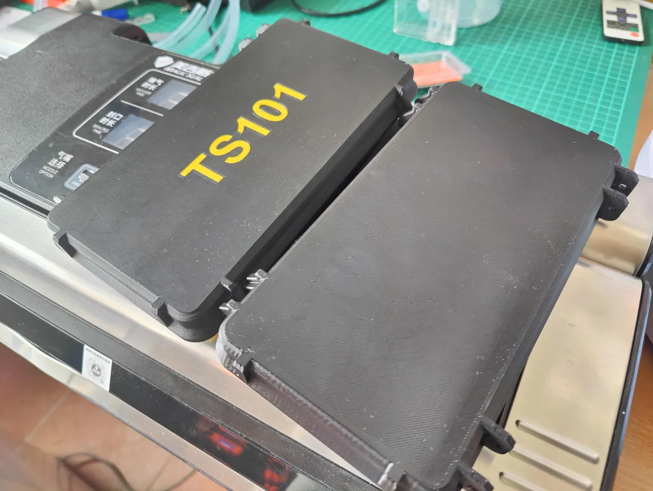 TS101 Rugged Pinecil Case with Flux & Tip Tinner Compartments & 4 Tip ...