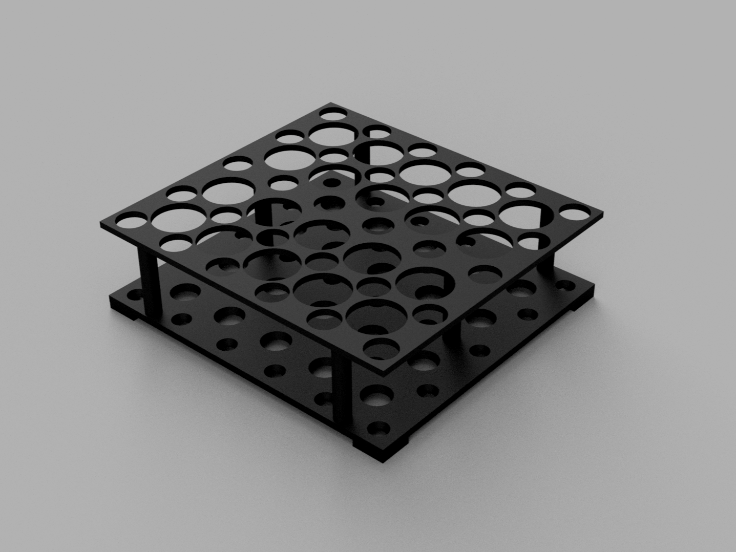 Lab Test Tube Rack by Makeseum | Download free STL model | Printables.com