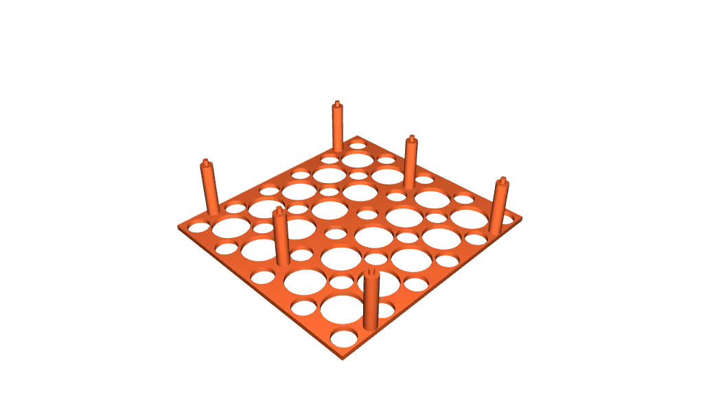 Lab Test Tube Rack by Makeseum | Download free STL model | Printables.com
