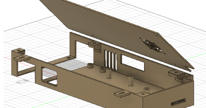 Kobra Max Case for RPI 3B and BTT SKT Mini E3 V3 by Jjalapeno ...