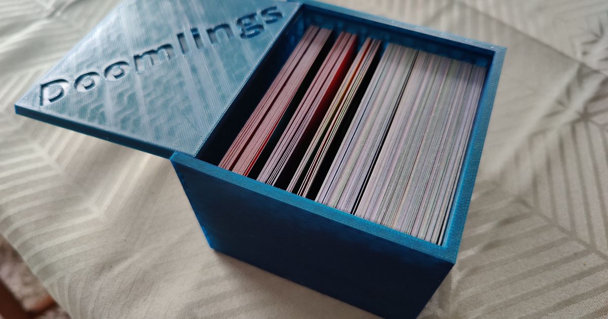 Doomlings sleeved box with dividers by Hovdis | Download free STL model ...