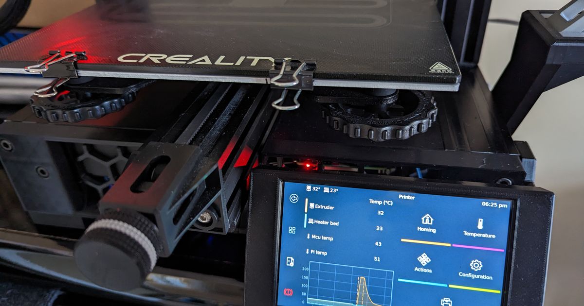 Waveshare 5" Display housing for Ender 3v2 by Printercat64 | Download ...