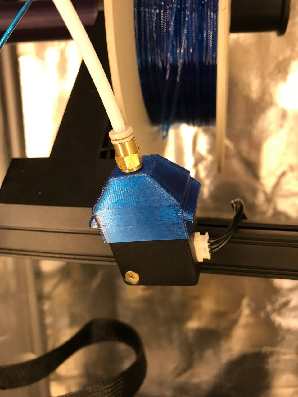 Ender 3 s1 PTFE adapter for filament sensor by olegadble | Download ...