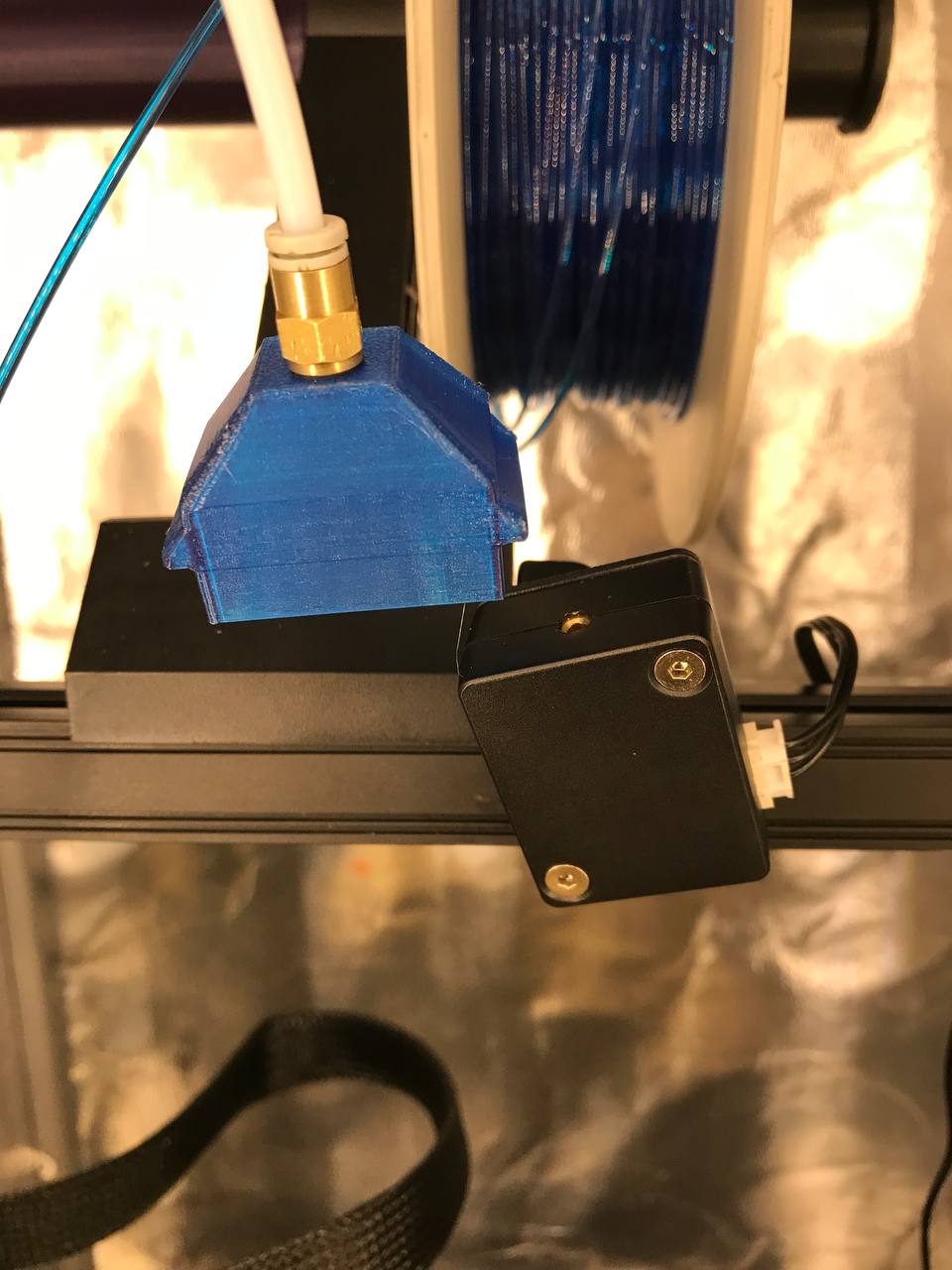 Ender 3 s1 PTFE adapter for filament sensor by olegadble | Download ...