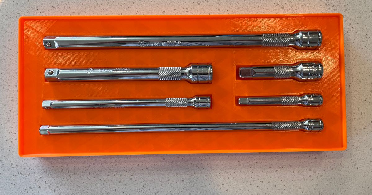 Socket Extension Storage - Gridfinity by Mitaccio | Download free STL ...