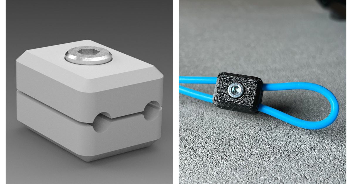 Rope Clamp by Nordheim | Download free STL model | Printables.com