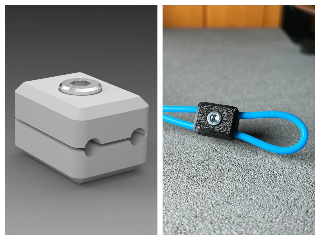 Rope Clamp by Nordheim | Download free STL model | Printables.com
