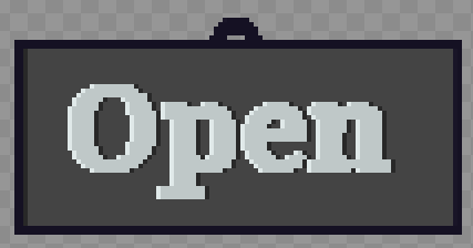 Blocky Open Sign by Nissan | Download free STL model | Printables.com