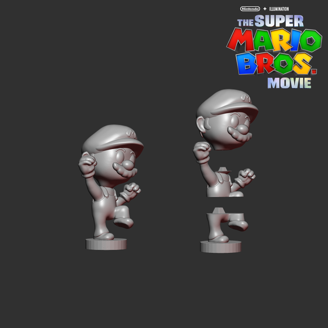 SUPER MARIO DOUBLE BIT: MARIO by Blenkhorn | Download free STL model ...