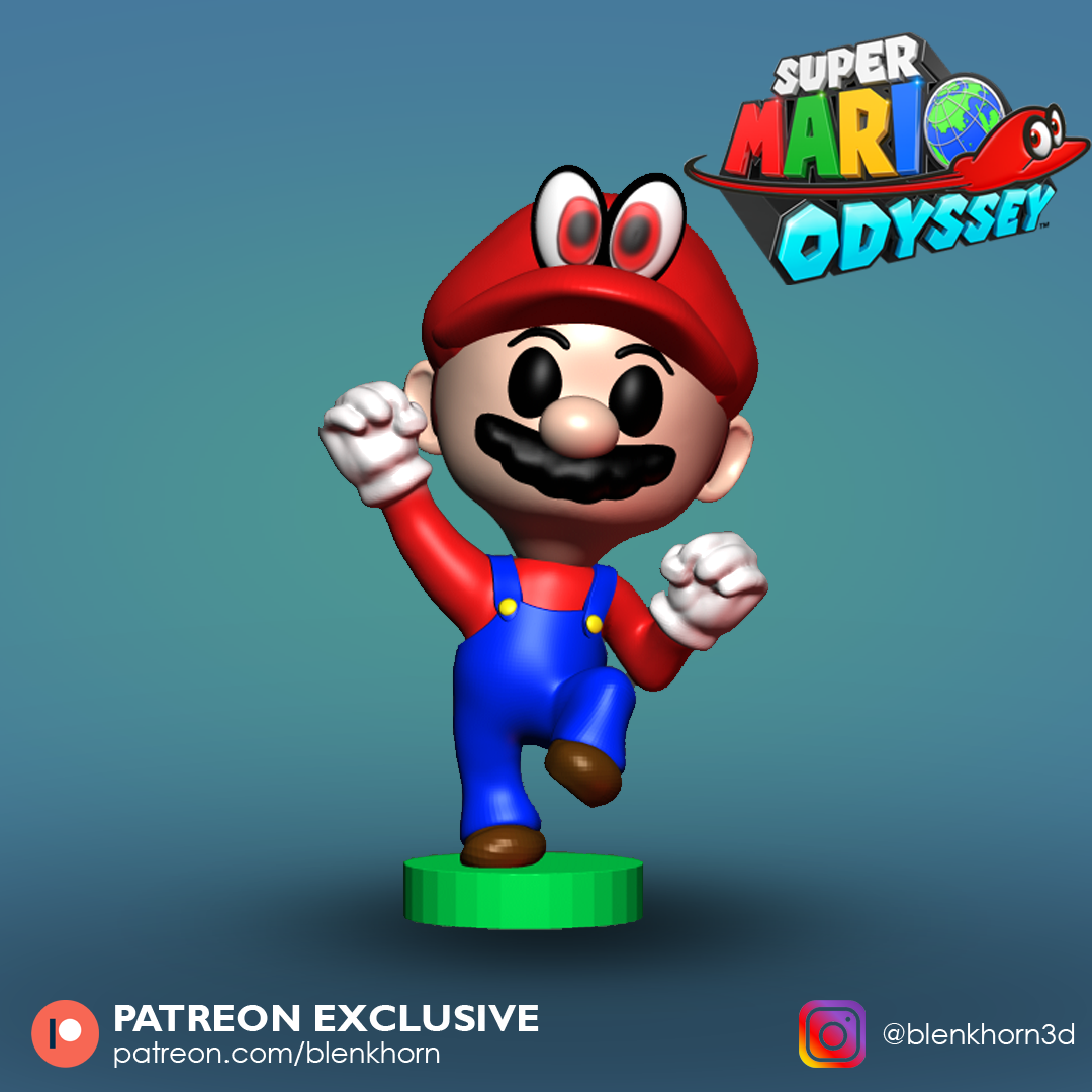SUPER MARIO DOUBLE BIT: MARIO by Blenkhorn | Download free STL model ...