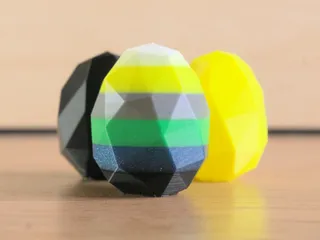 Low Poly Easter Egg - Parametric by jpdesign | Download free STL model ...