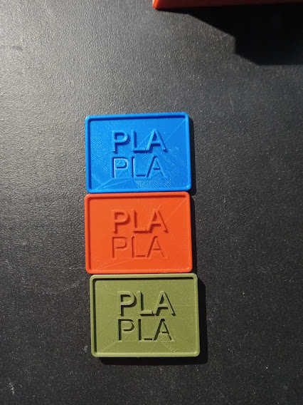 Simple PLA Sample Plate von Pax Prints | Kostenloses STL-Modell ...