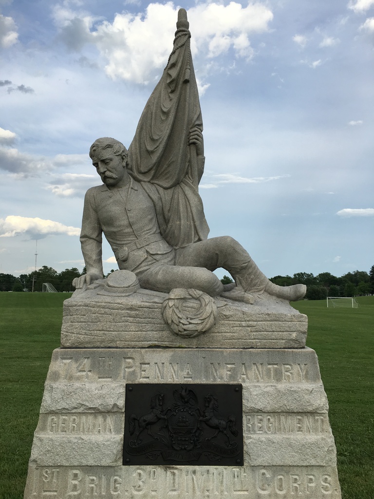 74th Pennsylvania Infantry Monument - Gettysburg, Pennsylvania by ...