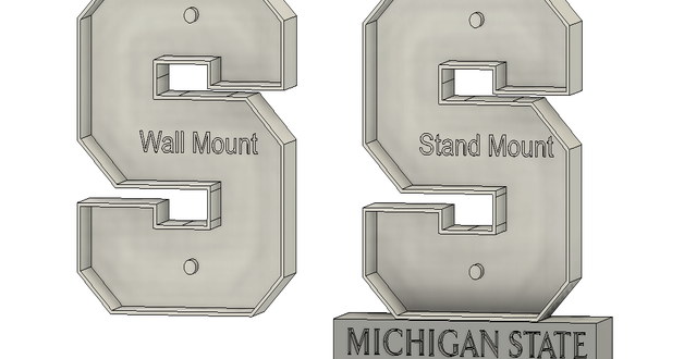 Michigan State University Plaque - Block S by Betsy Weber | Download ...