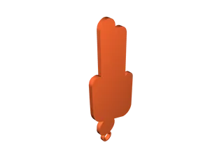 Billie Eilish - Blohsh Keychain by EmberWork | Download free STL model ...