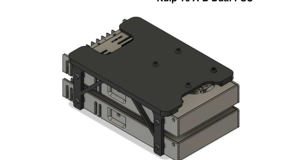 Kulp K16 A-B Dual PSU Mount by Derik Whittaker | Download free STL model | Printables.com