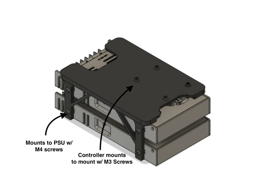 Kulp K16 A-B Dual PSU Mount by Derik Whittaker | Download free STL ...