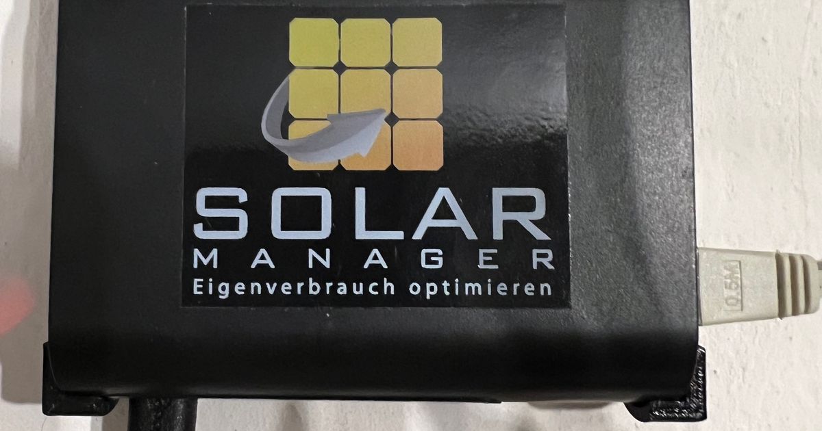 Solar Manager Wall Mount by Stephen Winnall | Download free STL model ...