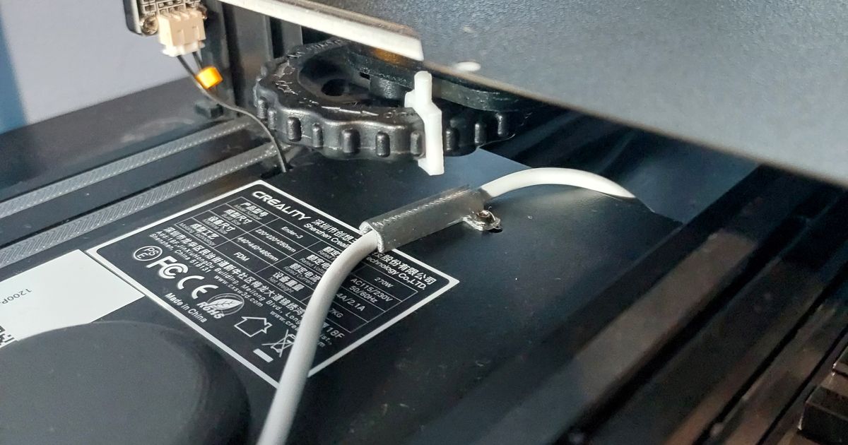 Ender 3 usb cable manager by Oliver Punter | Download free STL model ...