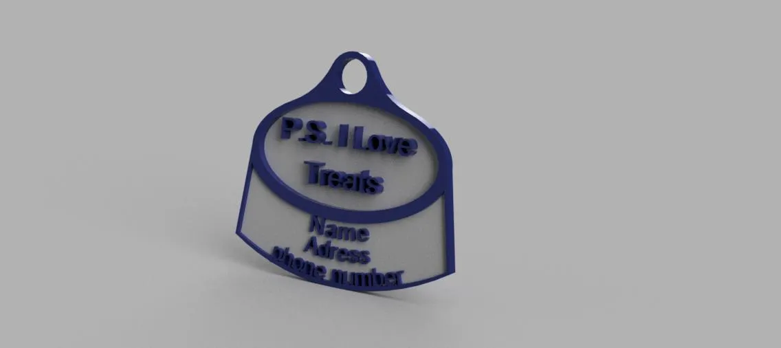 Dog Bowl Dog ID by Ryan Astles | Download free STL model | Printables.com
