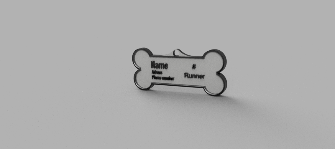 Basic Dog ID by Ryan Astles | Download free STL model | Printables.com
