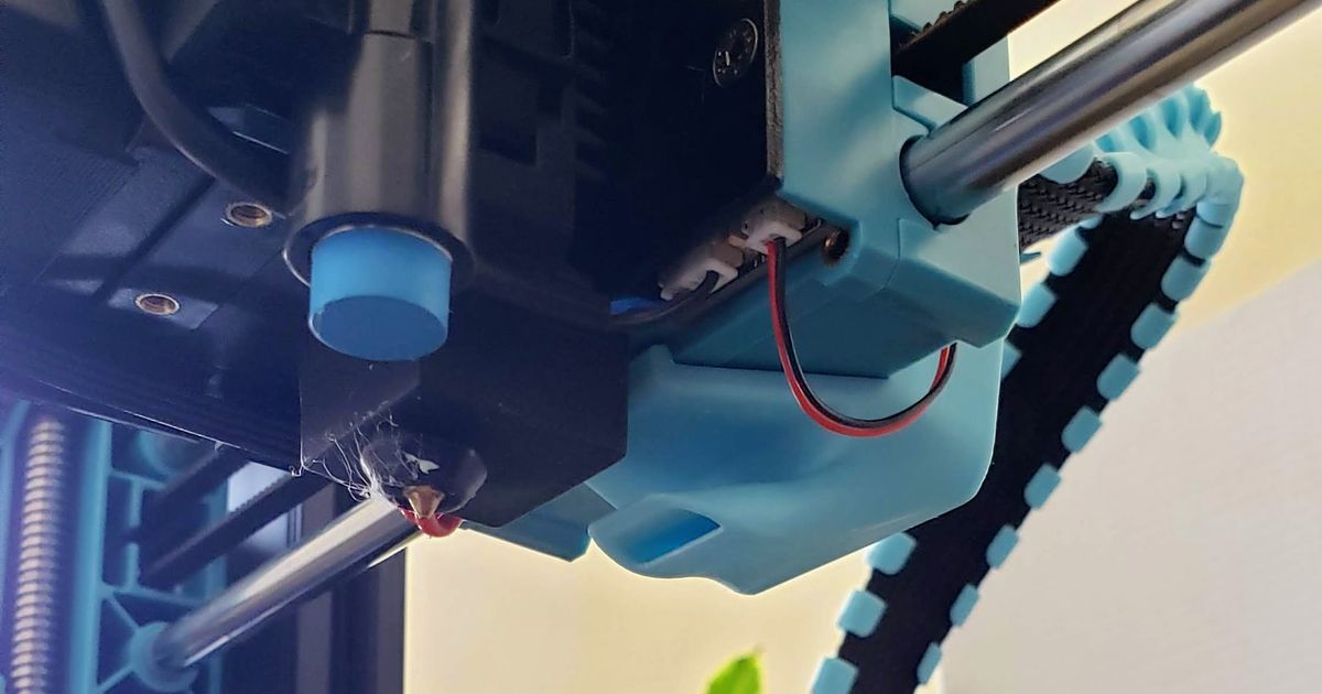 Back mounted cooling fan duct for SOVOL SV06 3d printer with 4010 ...
