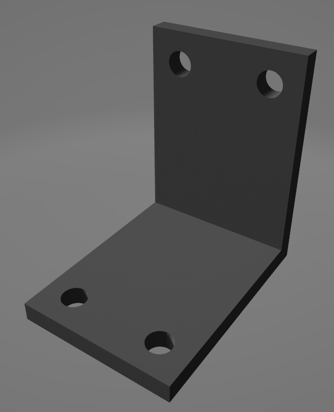 Basic L bracket by meed122 | Download free STL model | Printables.com