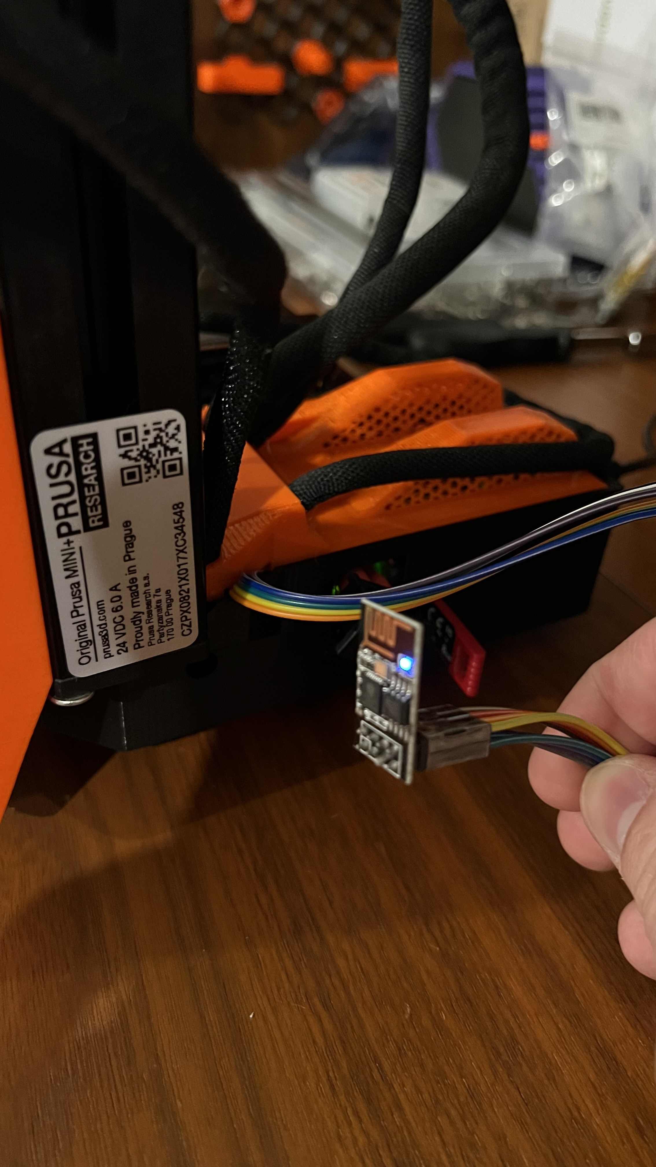 Prusa Mini Buddy Board Cover with Hole for External WiFi Connection by ...