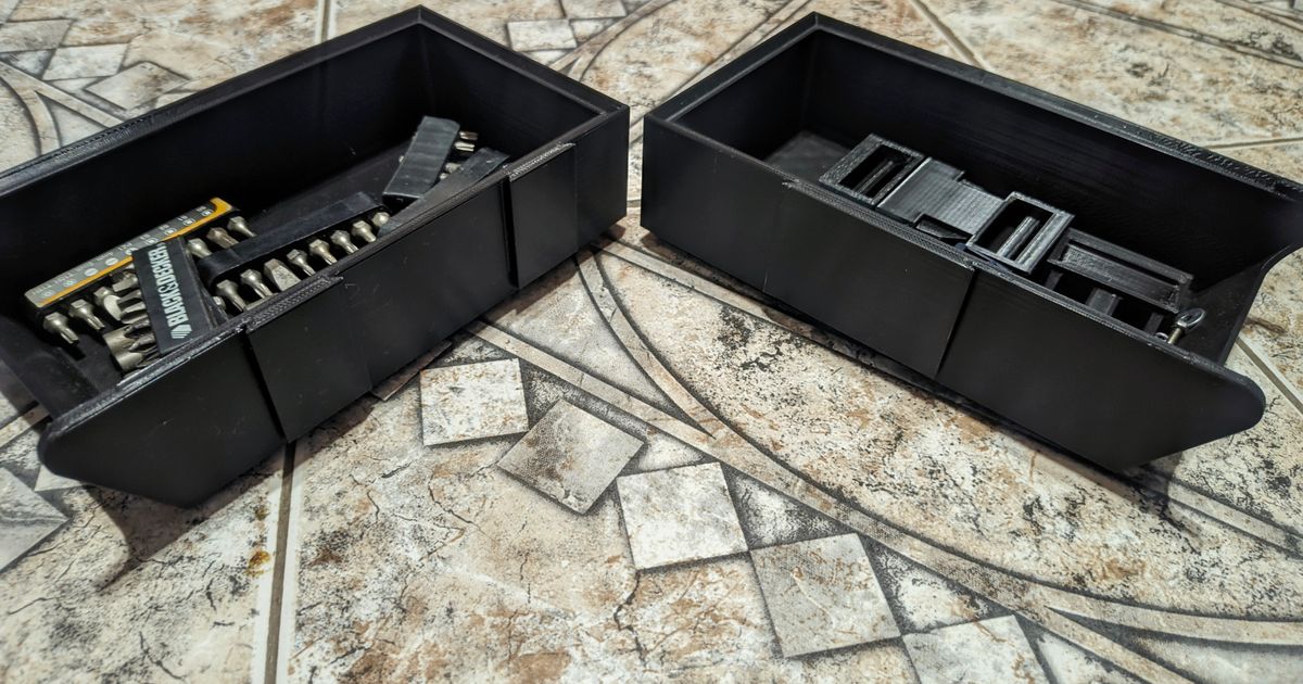 Stackable Interlocking Trays - Left/Right with Flat Sides by Persano ...